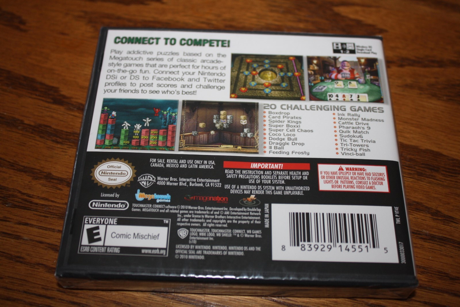 TouchMaster: Connect (Nintendo DS, 2010) Nintendo DS Brand New ...