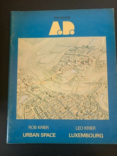 Leo Krier Ron Krier Edwin Lutyens Luxembourg Vtg Architectural Design ...