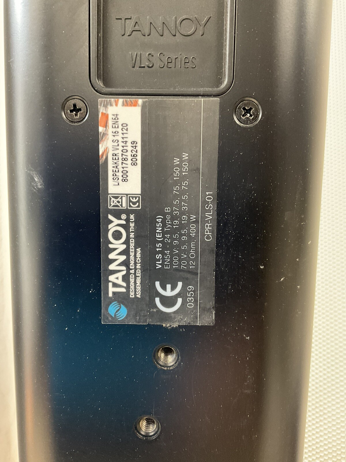 Tannoy VLS-15 Column Speaker Lot Of 2 For Parts / GAR331 | eBay