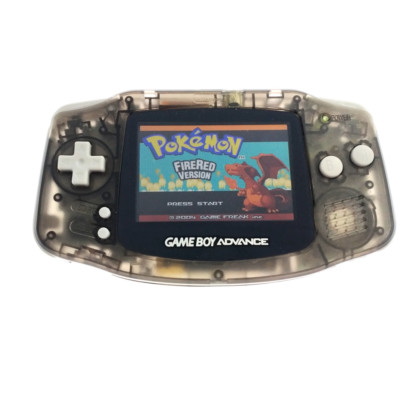 Clear Black Game Boy Advance Console w/ AGS-101 Brighter Backlight ...