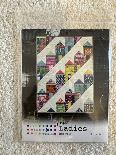 Fierce Ladies Mini Quilt Pattern By Eye Candy Quilts | eBay