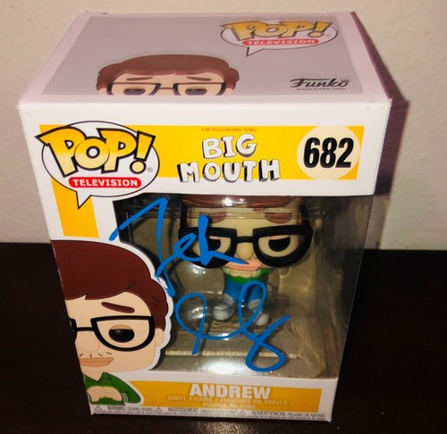 John Mulaney Big Mouth Andrew Actor #682 Signed Vaulted Funko Pop PSA ...