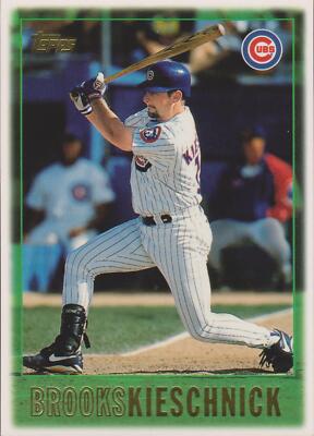 1997 Topps Brooks Kieschnick Rookie RC #389 Chicago Cubs Baseball | eBay