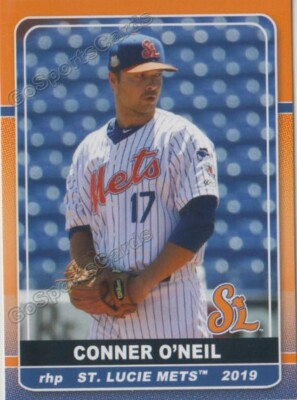2019 St Lucie Mets Conner O'Neil Rookie RC NY | eBay