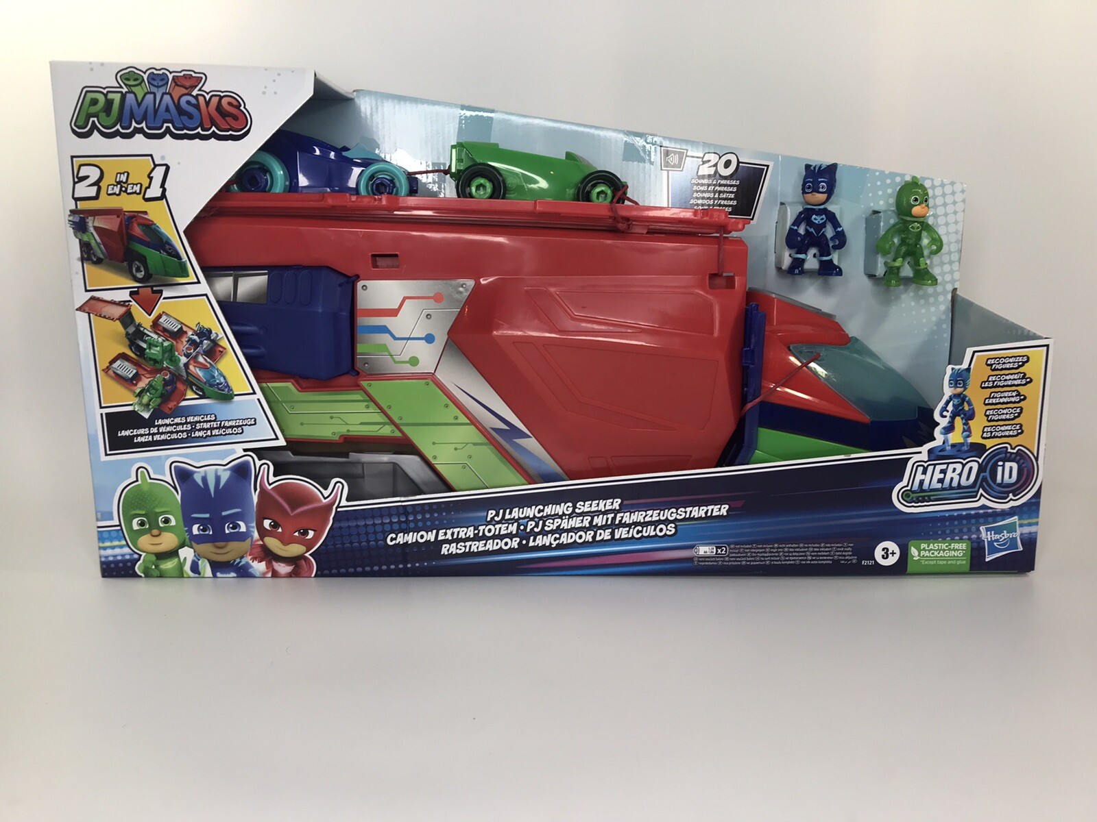 PJ Masks PJ Launching Seeker Preschool Toy Transforming PJ Seeker ...