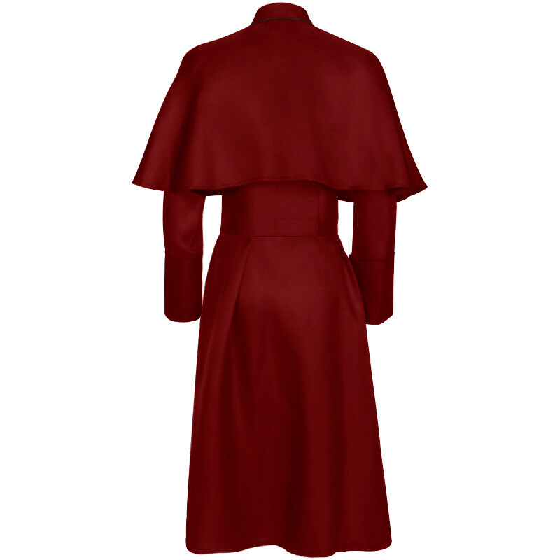 Clergy Men Cassock Priest Costume Bishop Pope Robe Roman Catholic ...