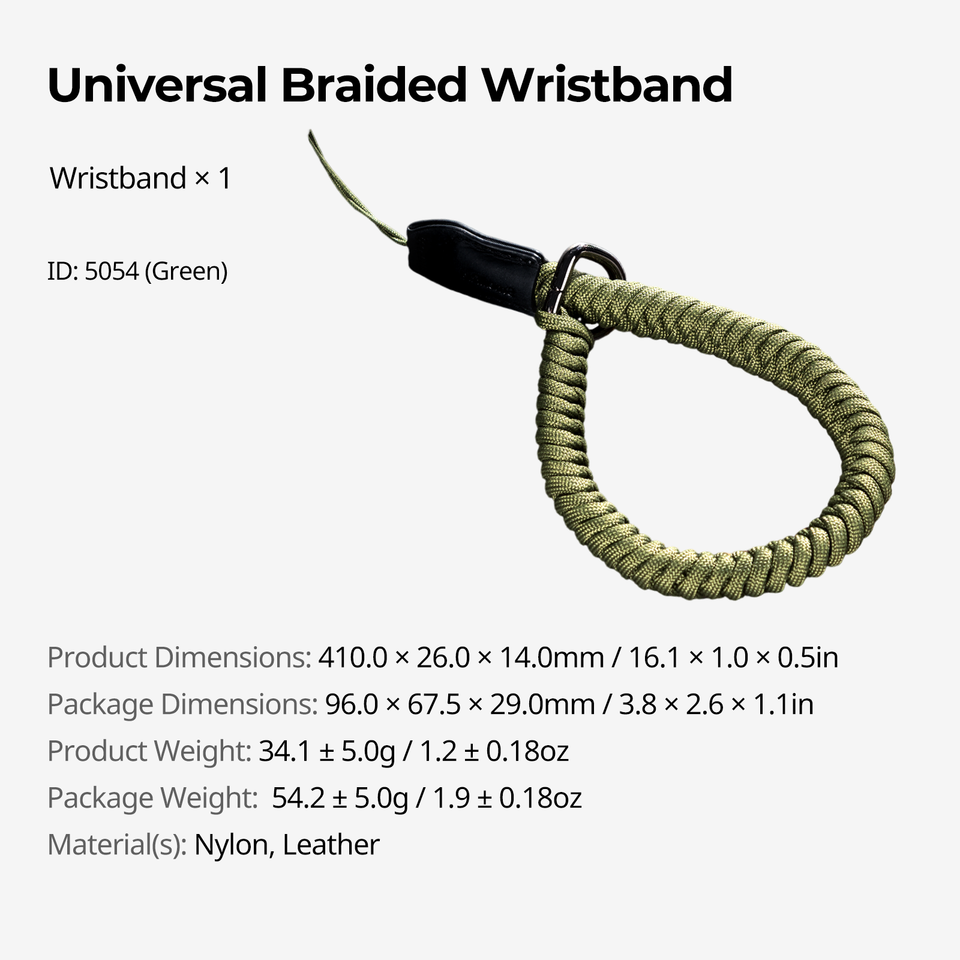 SmallRig Camera Wrist Strap, Universal Braided Camera Hand Strap Safety ...