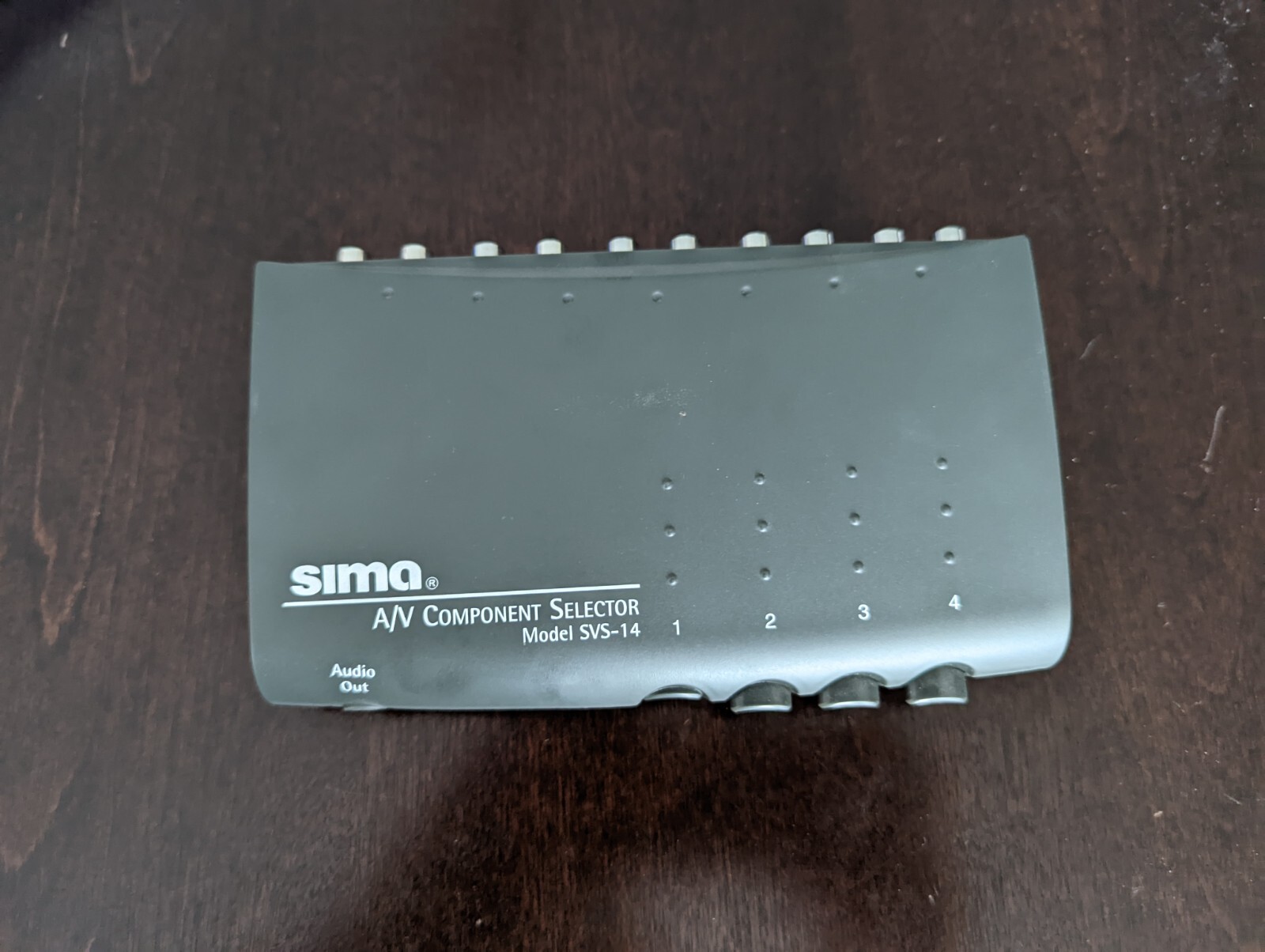 SIMA A/V Component Selector Model SVS-14, 4 Component Switch | eBay