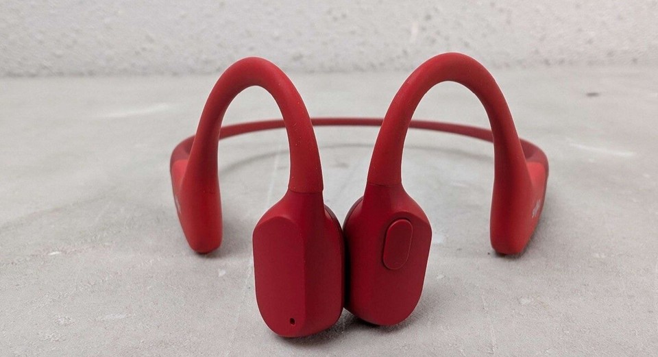Shokz OpenRun Open-Ear Wireless Endurance Headphones - Red (New No Box ...