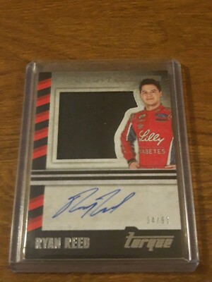 2016 Panini Torque Silhouettes Firesuit Signatures 34/91 Ryan Reed #SFS ...