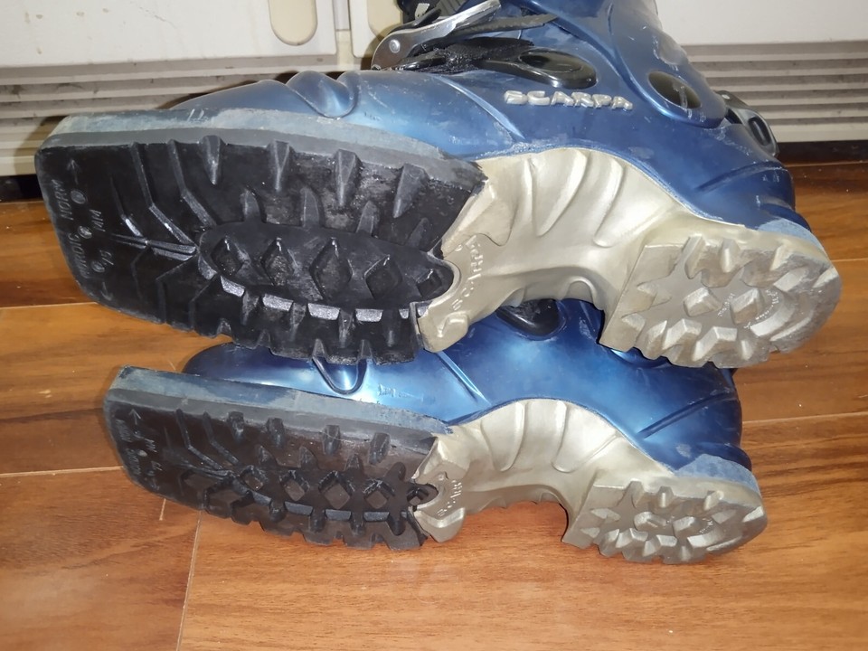 Scarpa Terminator T2 75mm 3 Pin Telemark Touring Ski Boots / Liners 5 1 ...