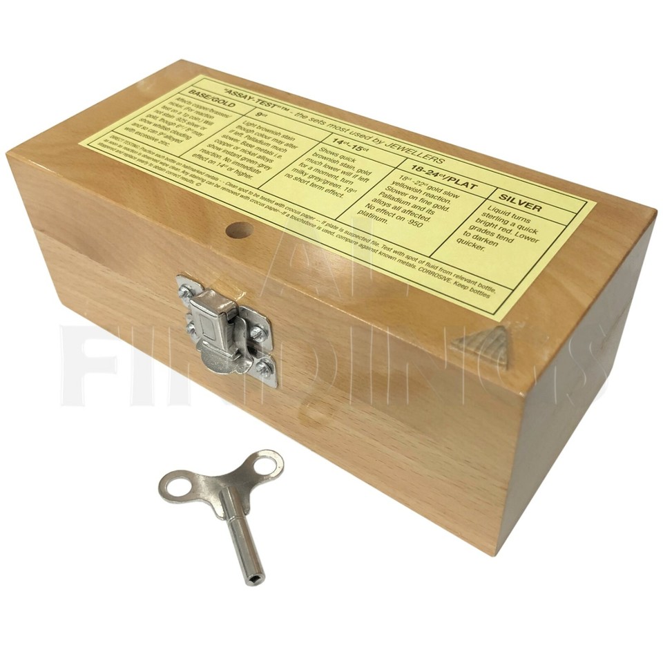 PREMIUM GOLD SILVER ACID TESTING TEST CARAT KARAT KIT UK MADE EXCELLENT ...