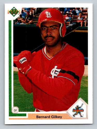 Bernard Gilkey St. Louis Cardinals 1991 Upper Deck #16 Card | eBay