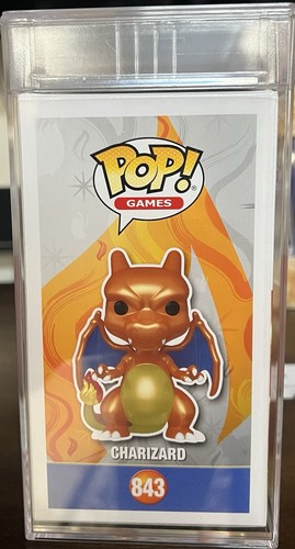 🔥 Funko Pop PSA MINT 9 Charizard Metallic Wondrous #843 2022 New 🔥🔥 | eBay