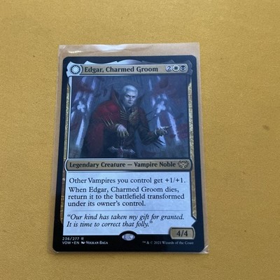 ** Edgar, Charmed Groom ** [NM] Innistrad: Crimson Vow MTG Legendary ...