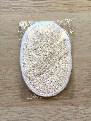 ONE (1) BODY EXFOLIATING LOOFAH, 11 X 16 CM, OVAL SHAPED, HAND STRAP ...