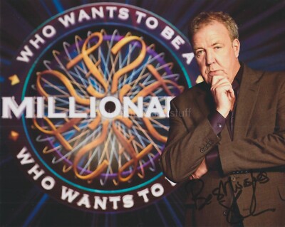 Jeremy Clarkson Hand Signed 8x10 Photo, Autograph Top Gear, Millionaire ...
