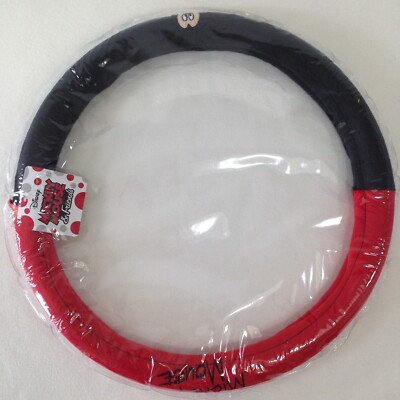 AUTHENTIC Disney Mickey Mouse Car Accessories Plush Steering Wheel ...