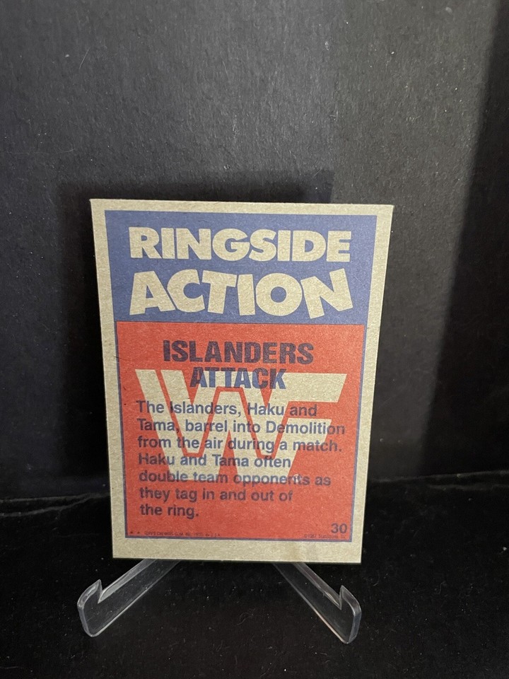 1987 Topps WWF Islanders Attack #30 Wrestling | eBay