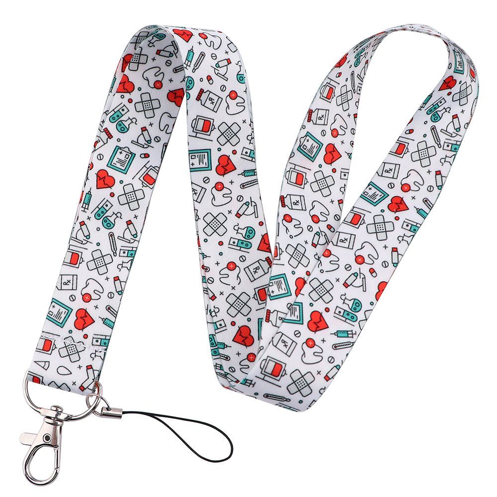Rope Neck Straps Mobile Phone Strap Nurse Lanyard Doctors ID Card Hang ...