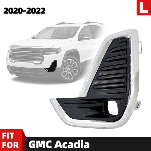 Front Fog Lamp Opening Cover Trim For 2020-2022 GMC Acadia Chrome ...