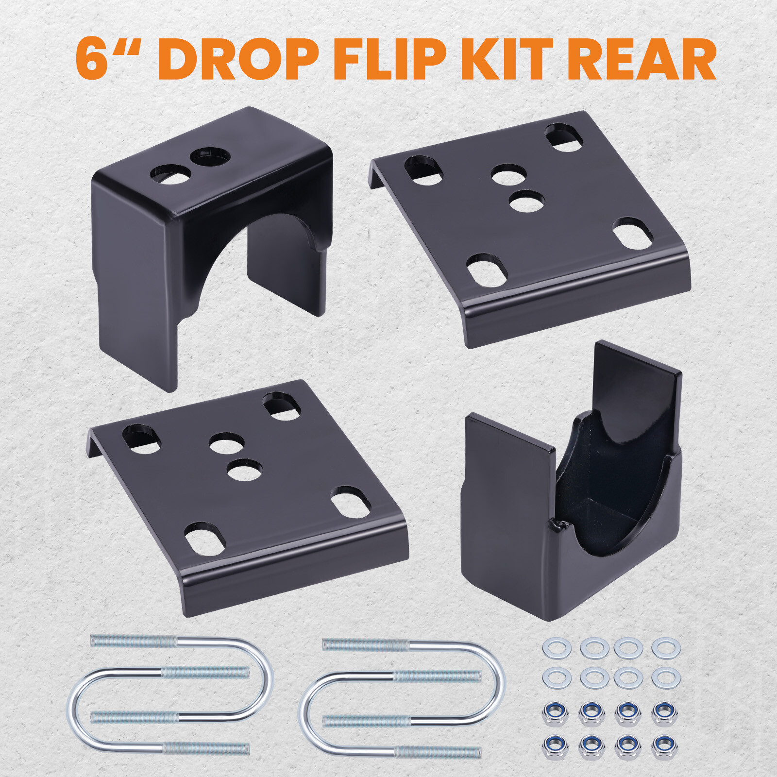 Rear 6" Drop Axle Flip Kit For Dodge Ram D100 D150 Ramcharger 2WD 1972 ...