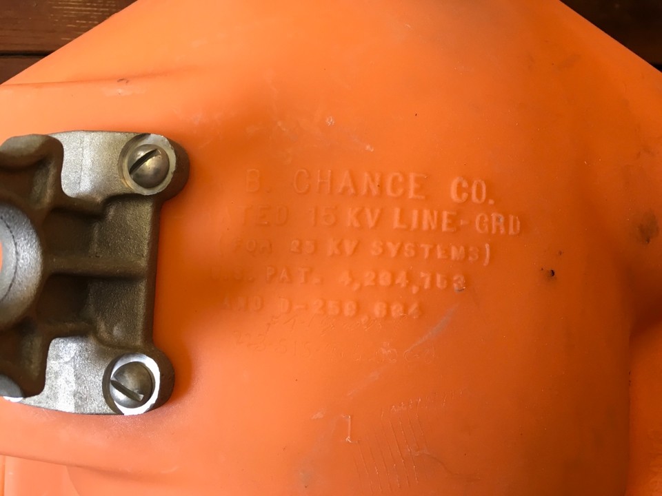 Hubbell Chance C4060182 insulator cover with grip-all adaptor 25KV | eBay