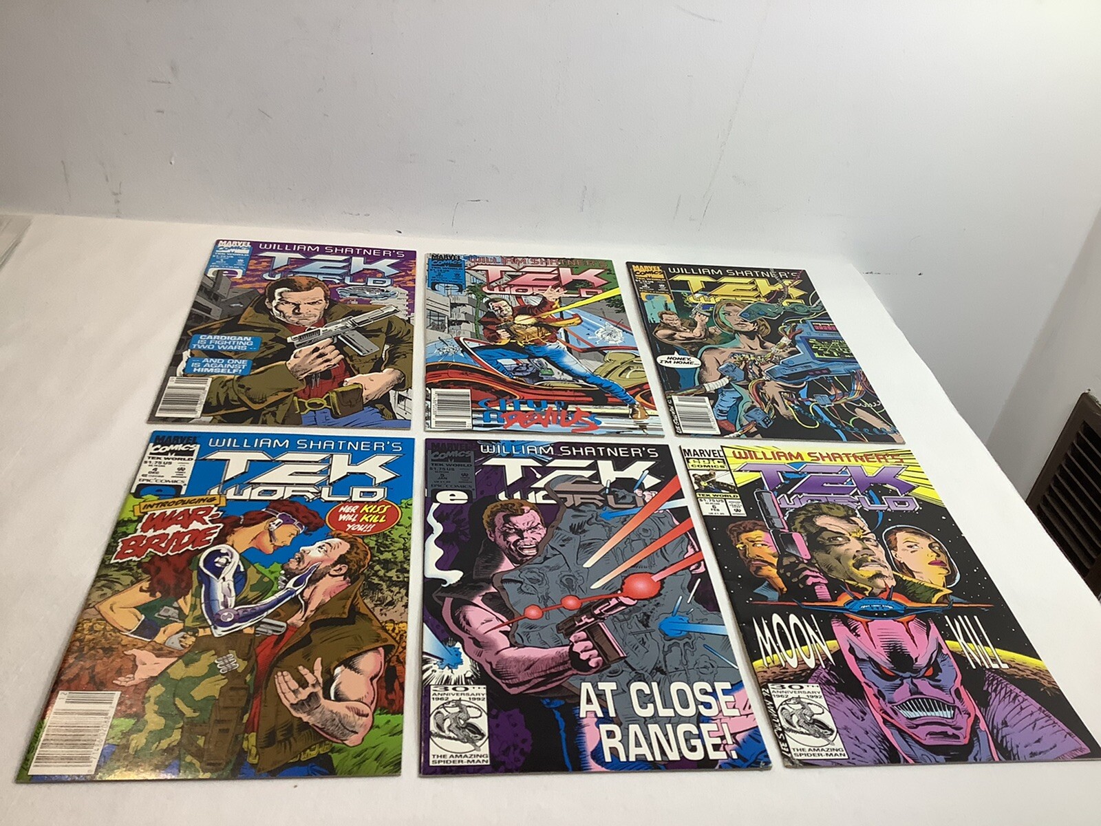 WILLIAM SHATNER'S TEK WORLD #1 2 3 4 5 6 SET 1992 MARVEL COMICS | eBay