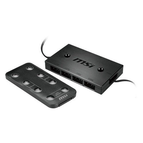 MSI MAG Max ARGB Controller/RF Remote SATA Power x 1/ 3-Pin(Addressable ...