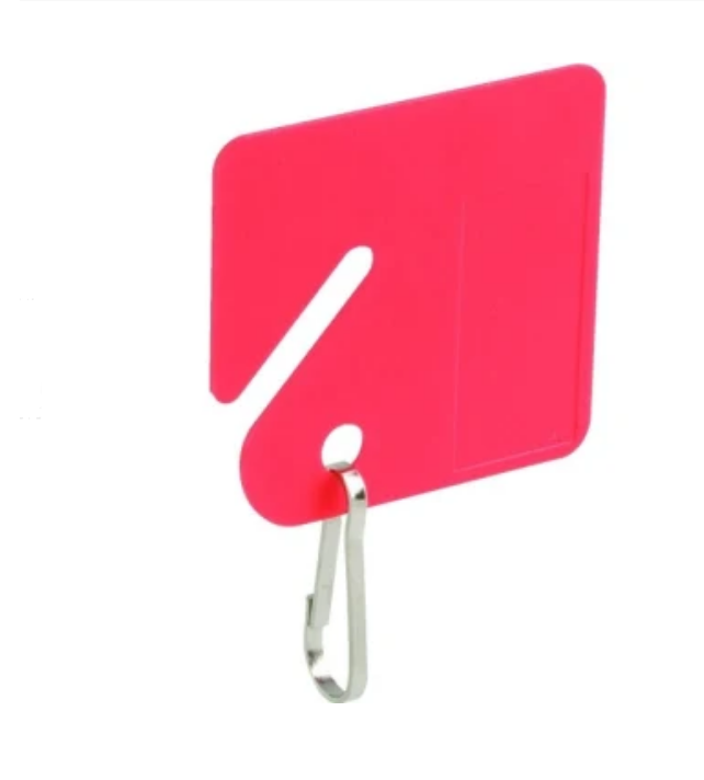 Lucky Line cabinet Red Plastic Key Tags Package Of 20 A4661V | eBay