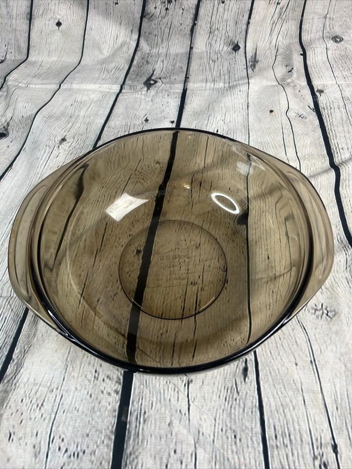 2 Liter Brown Glass Pyrex Casserole Dish 024 with Lid 624C | eBay