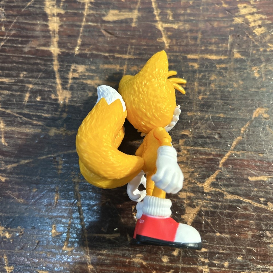 Sonic The Hedgehog 3 Movie Tails Figure Toy Jakks Possible Articulated ...