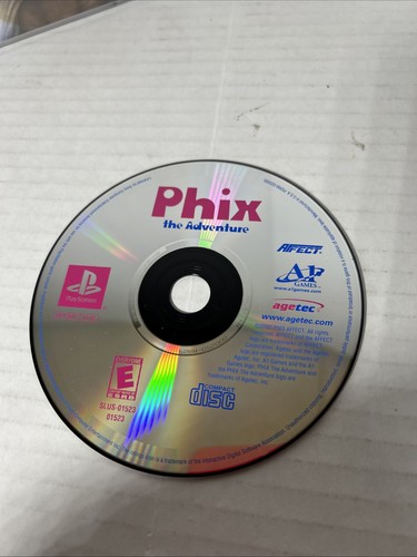 Phix The Adventure ( PlayStation, Ps1, 2003) Agetec Affect Platformer ...