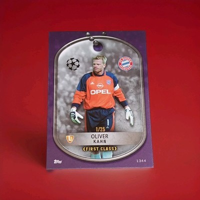 Card Topps Total Football 2024-25 - 1344 - Oliver Kahn - /25 First ...