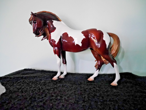 BreyerFest 2006 Ringmaster Glossy Chestnut Pinto Spirit Mold Breyer ...