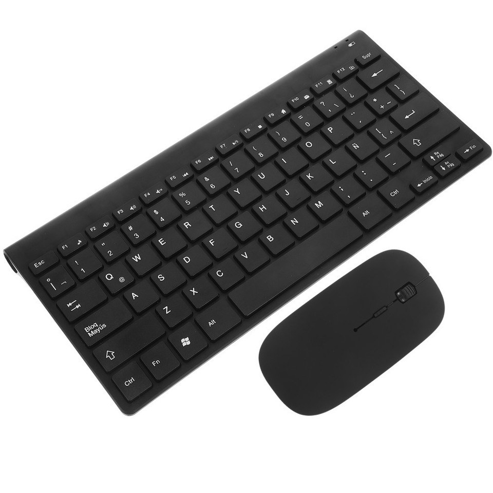 Wireless Keyboard and Mouse Set Black Computer Accessory Accessories ...