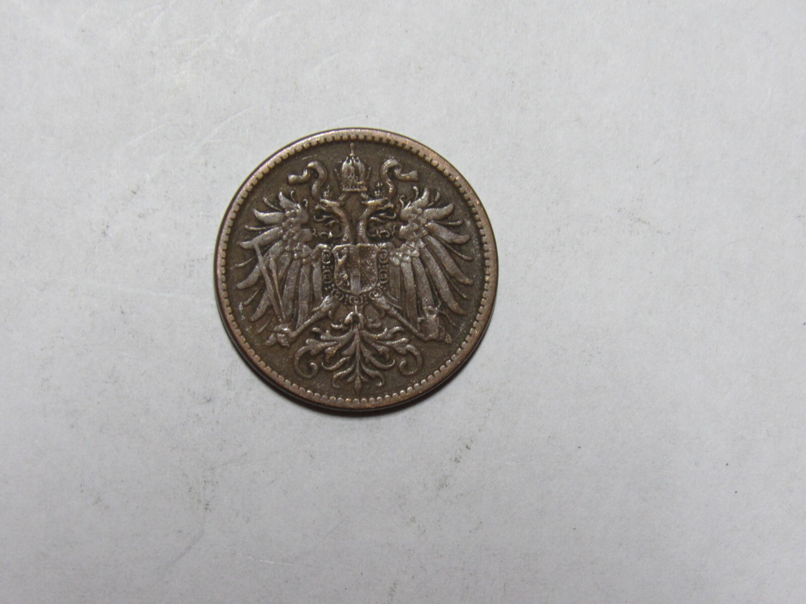Old Austria Coin - 1912 2 Heller - Circulated | eBay