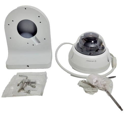 AMCREST IP4M-10566EW 4MP ULTRAHD POE DOME CAMERA W AMCPFB203 WALL MOUNT ...