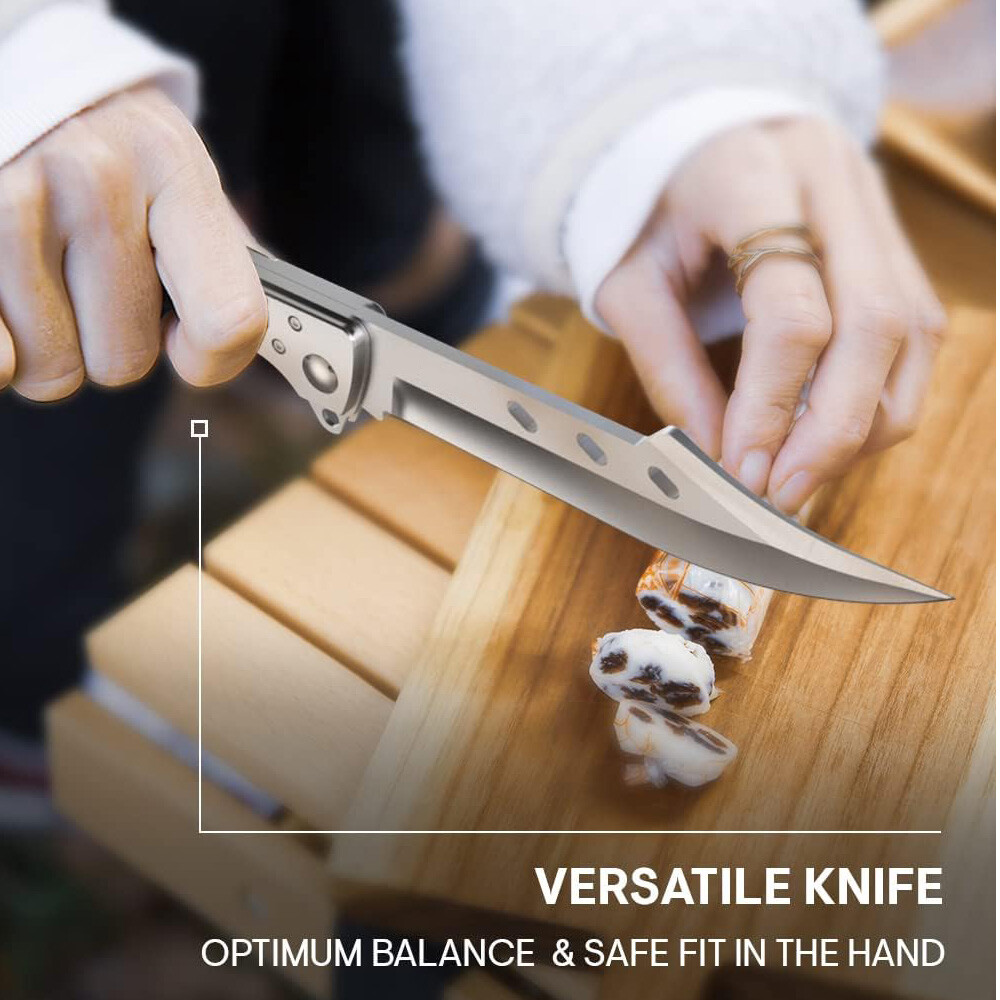 Hunting Knife Outdoor Large Folding Knife Camping Fishing Pocket ...