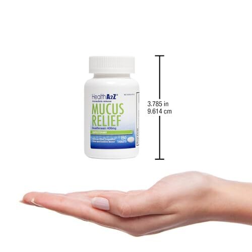 HealthA2Z® Mucus Relief | Guaifenesin 400mg | Immediate Assorted Sizes ...