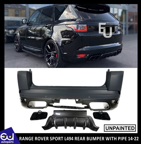 FOR RANGE ROVER SPORT L494 SVR STYLE REAR BUMPER BODY KIT BODYKIT ...