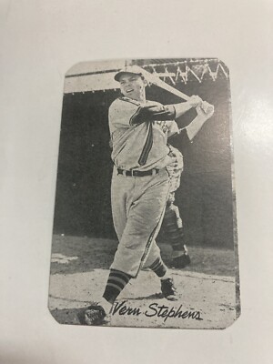 Set Break 1947 Bond Bread Vern Stephens White Back Clip Corners Clean ...