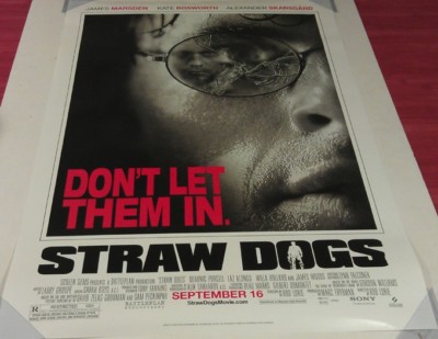 STRAW DOGS MOVIE POSTER 2 Sided ORIGINAL ROLLED B 27x40 | eBay