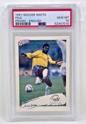 1991 SOCCER SHOTS PELE PSA 10 GEM MT SOCCER CARD PROMO - English - POP ...