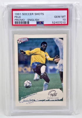 1991 SOCCER SHOTS PELE PSA 10 GEM MT SOCCER CARD PROMO - English - POP ...