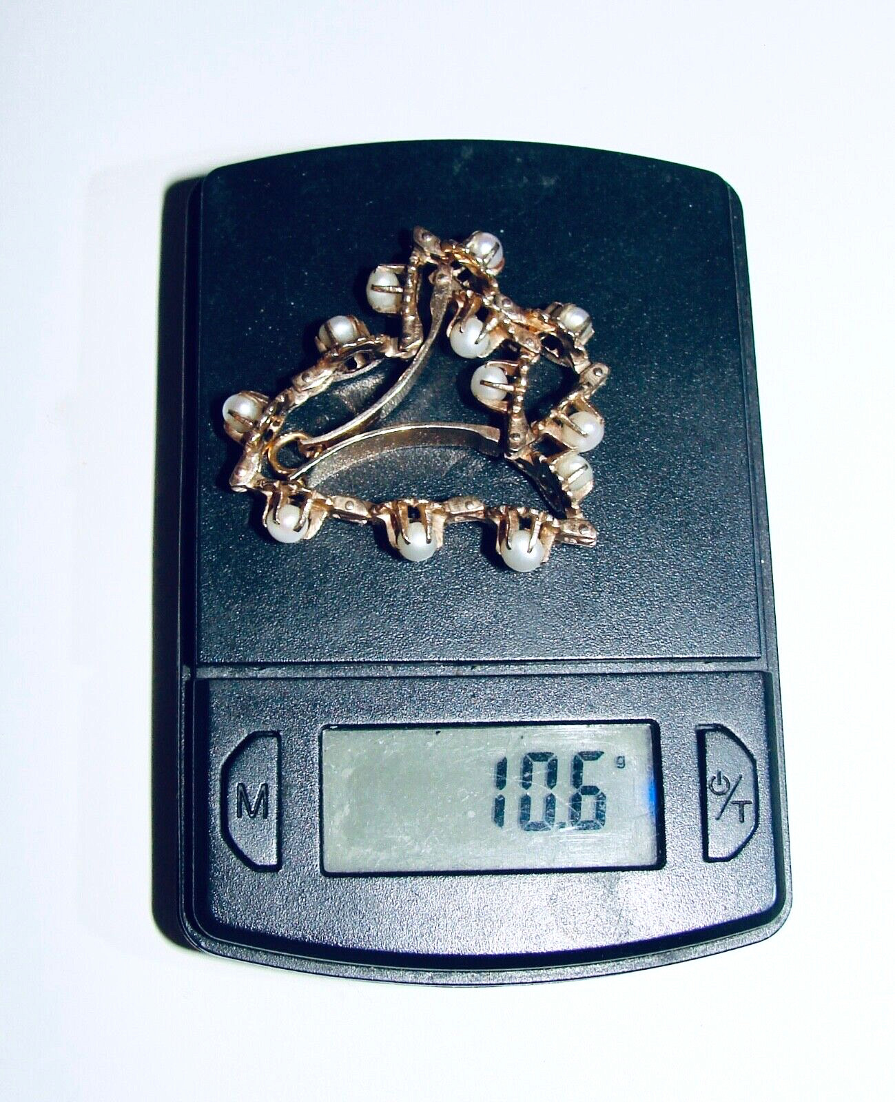 RARE BUTTERCUP SETTING VINTAGE 14K YELLOW GOLD PEARL … - Gem