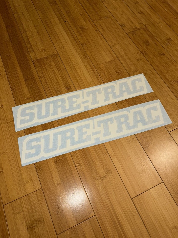 Sure-Trac Trailer Replacement 18” Stickers Outline (set Of 2) Dump ...