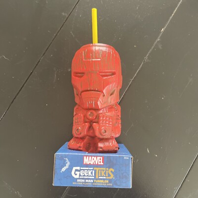 Geeki Tiki Marvel Series 1 Iron Man Plastic Drinking Vessel Cup With ...