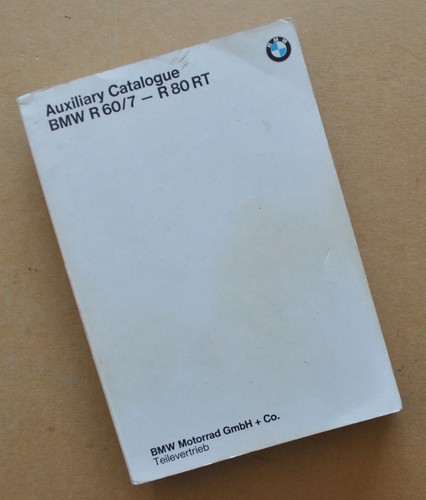 Vintage BMW Motorcycle Parts Catalog Manual Book R60/7 R75/7 R80 R80RT ...