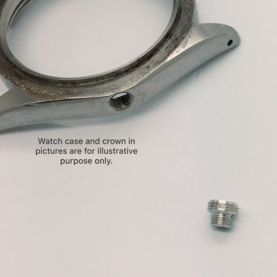 Case Crown Tube with Gasket for Rolex 6mm crown, Datejust 1601, 1500 ...